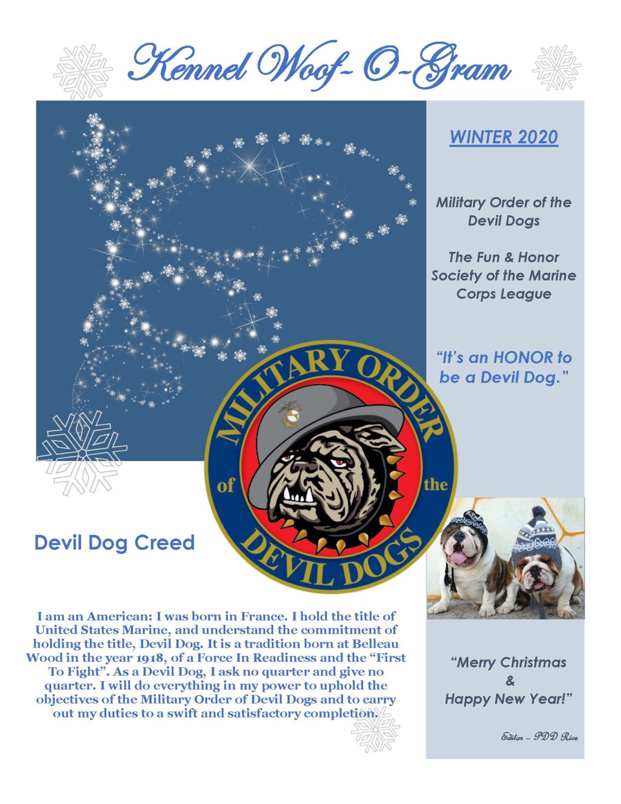 Winter WOG 2020 | Military Order of the Devil Dogs