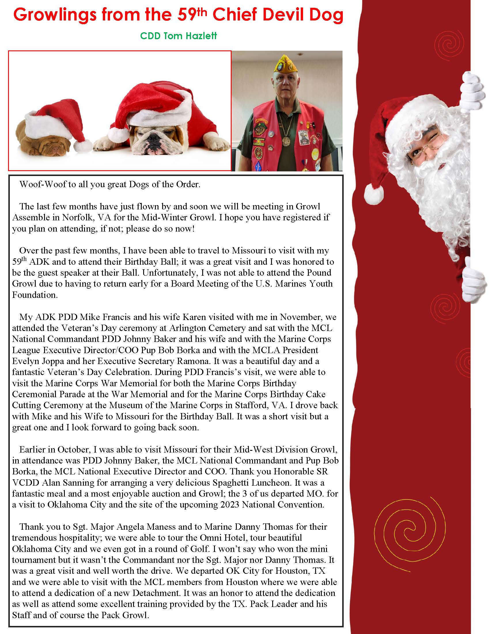 Kennel Winter WOG 2021 | Military Order of the Devil Dogs